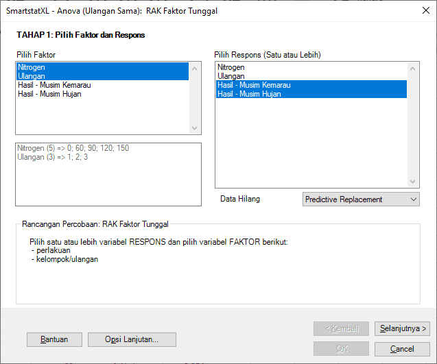 Analisis Percobaan RAL/RAK Satu Faktor: Panduan Menggunakan SmartstatXL ...