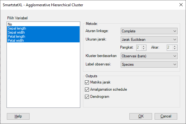 Analisis Klaster Dengan Metode Agglomerative Hierarchical Clustering Ahc Pada Dataset Iris