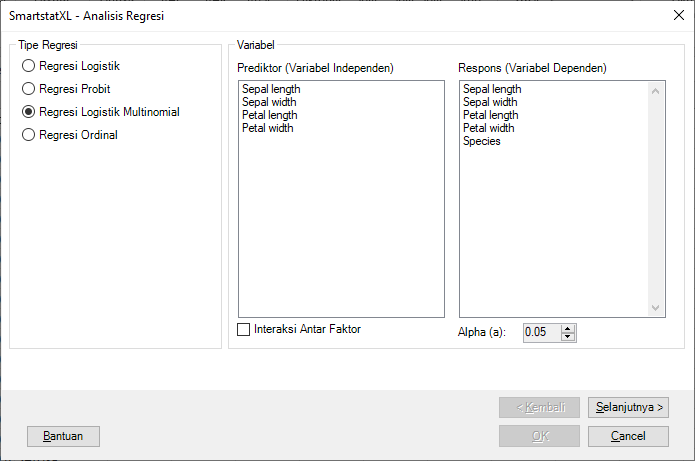 Panduan Lengkap Analisis Regresi Multinomial dengan SmartstatXL
